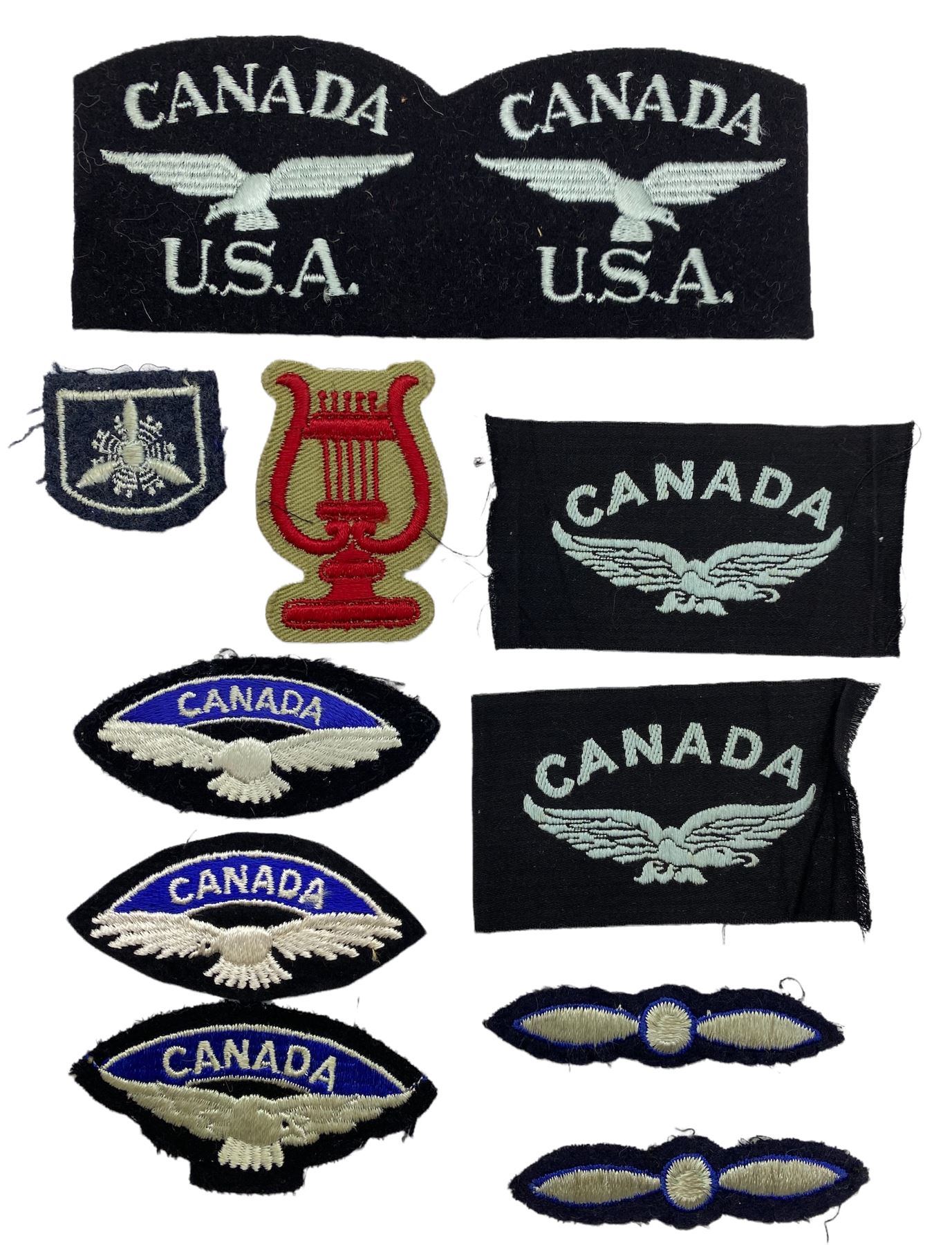 Lot of 10, RCAF Insignia Lot