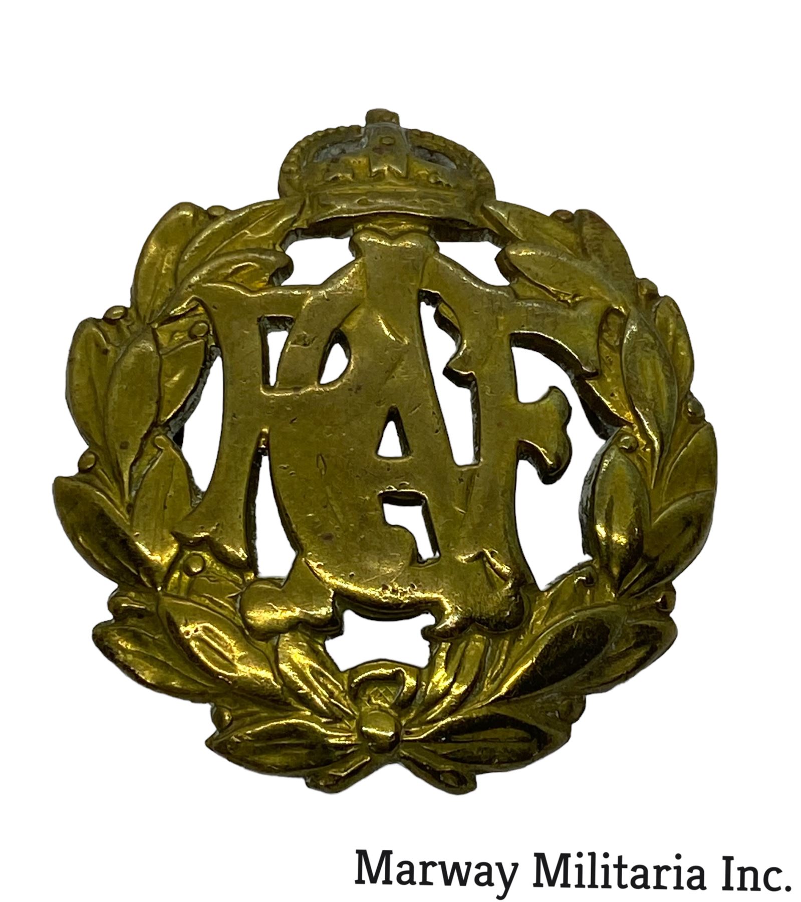 WW2 1st Issue RCAF Cap Badge