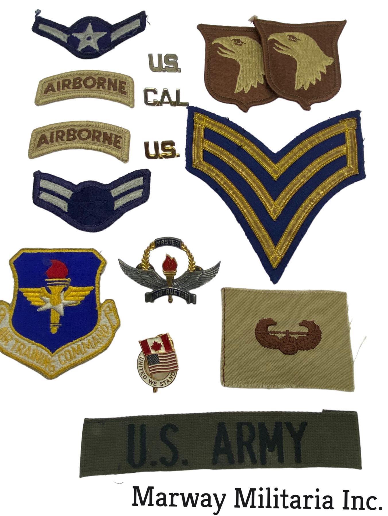 Mixed lot of American USA Insignia