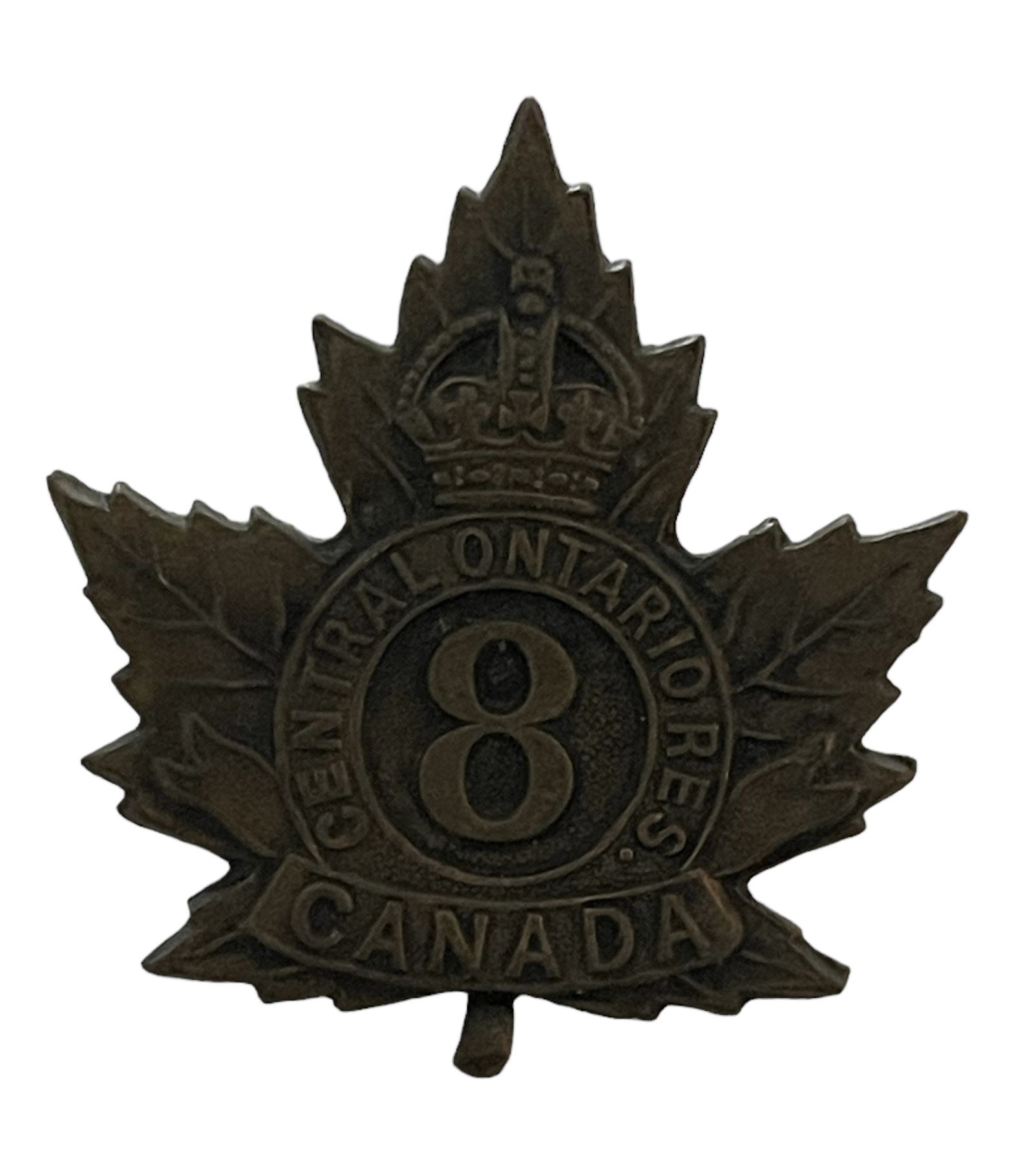 WW1 CEF 8th Central Reserve Regiment, Cap Badge