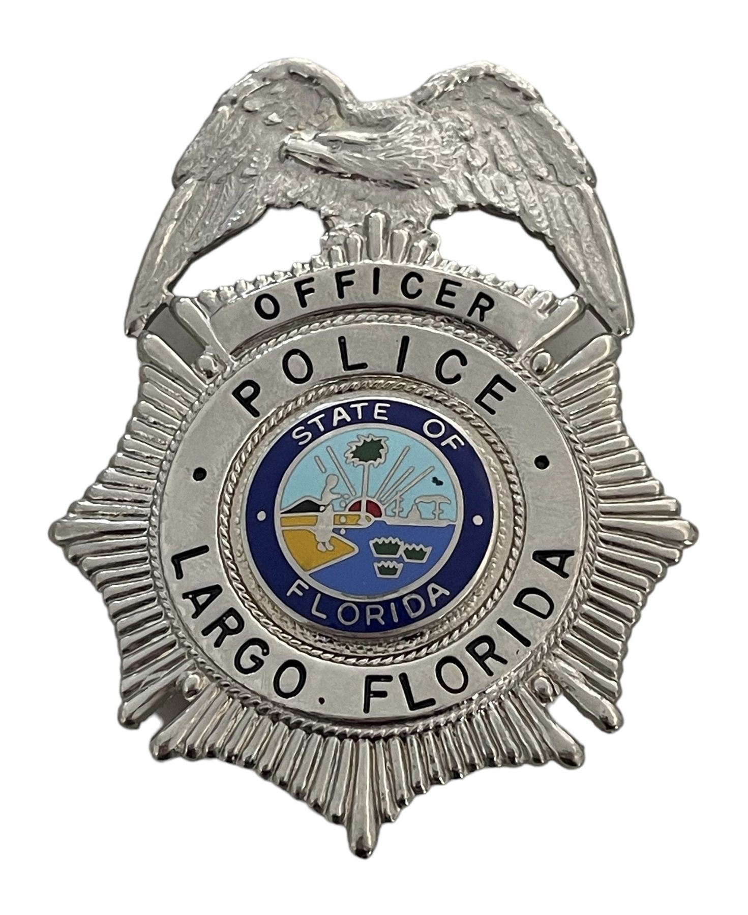 Largo Florida Police Officer Badge