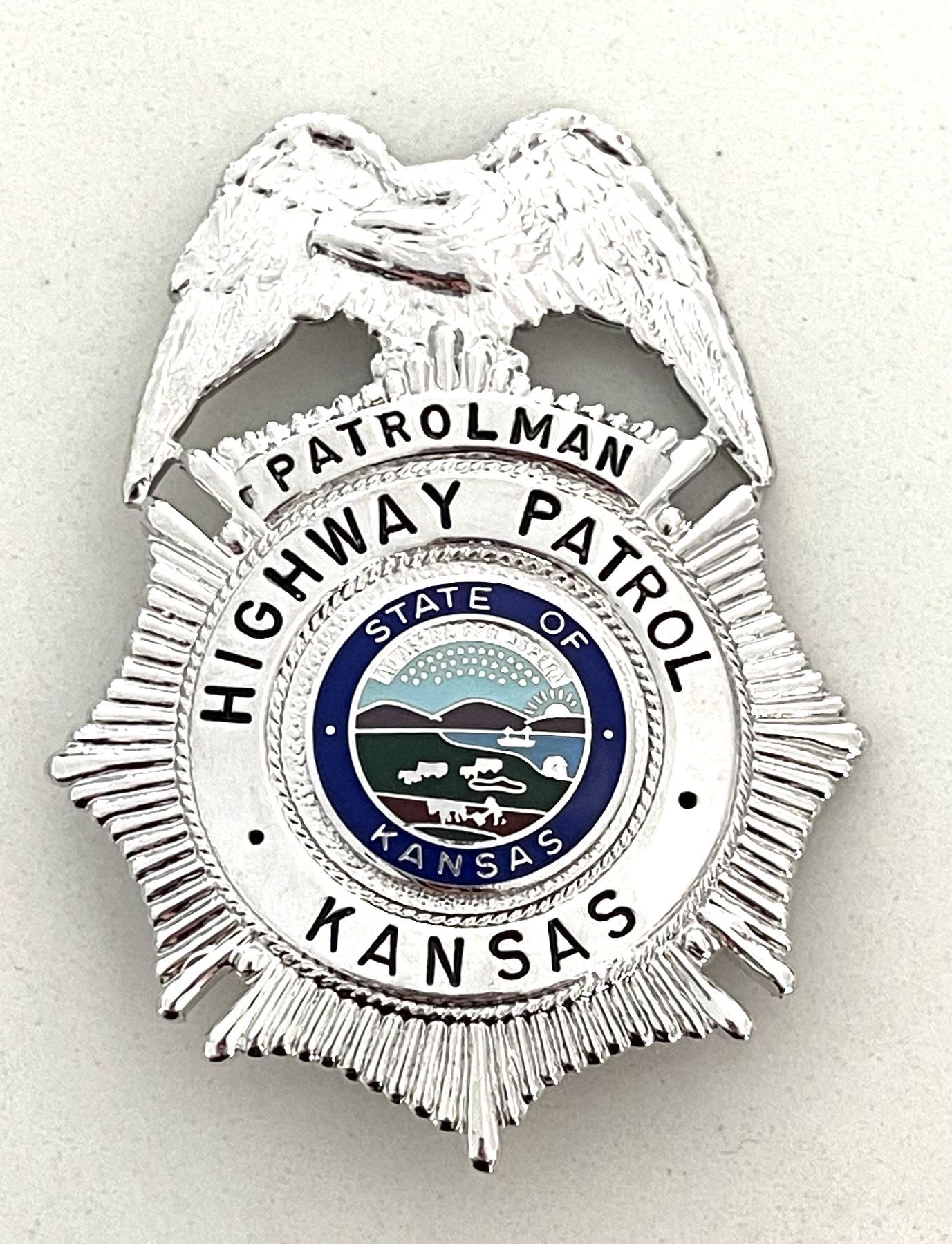 Kansas Highway Patrol PATROLMAN Police Badge