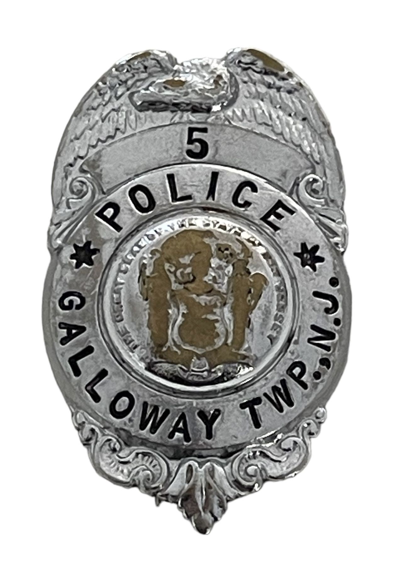 New Jersey Galloway TWP Police Badge