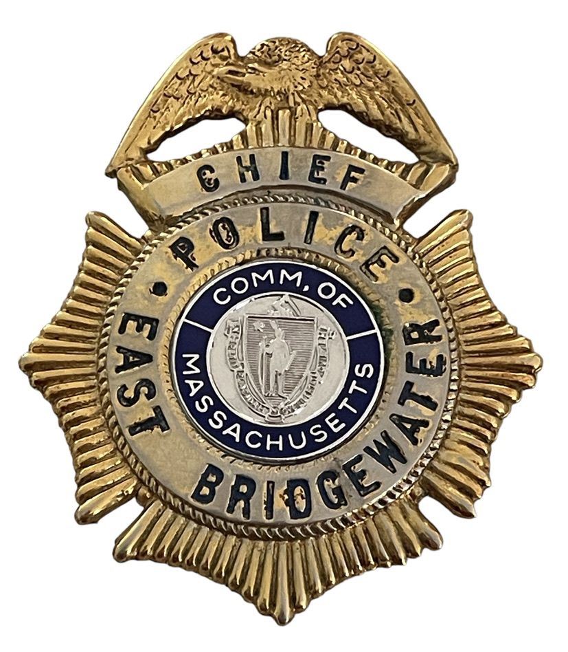 East Bridgewater Massachusetts Police Chief Badge