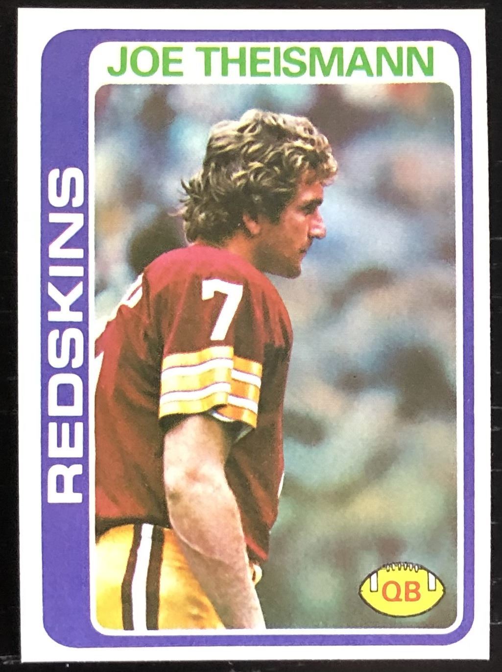 1978 TOPPS JOE THEISMANN (HOF)