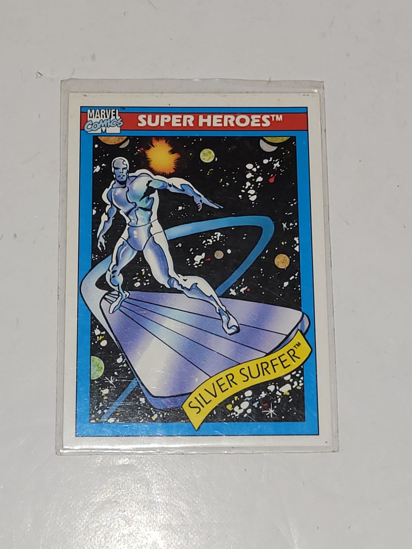 1990 Marvel Super Heroes Silver Surfer Card 32