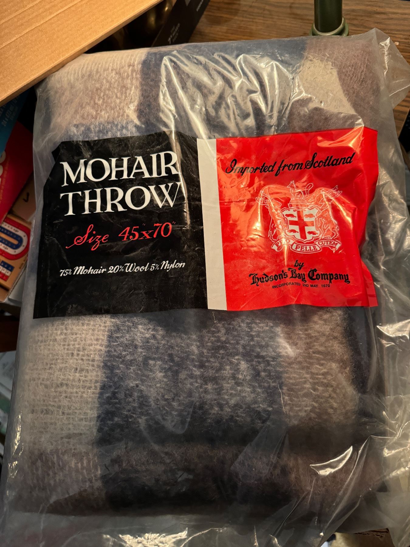 Mo Hair throw 45 x 70