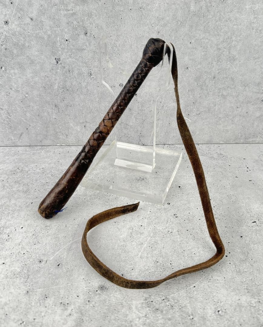 Antique Braided Leather Montana Police Sap