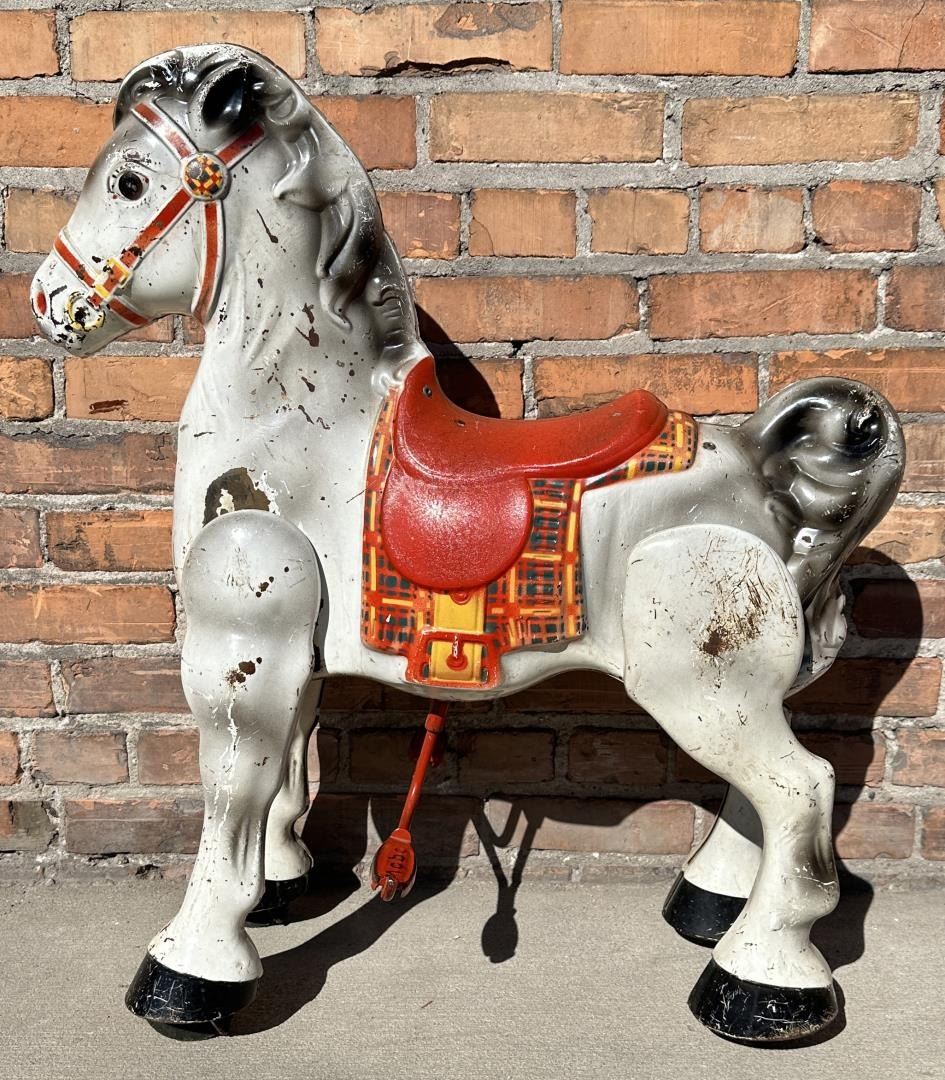 Vintage Mobo Bronco Ride On Horse Toy