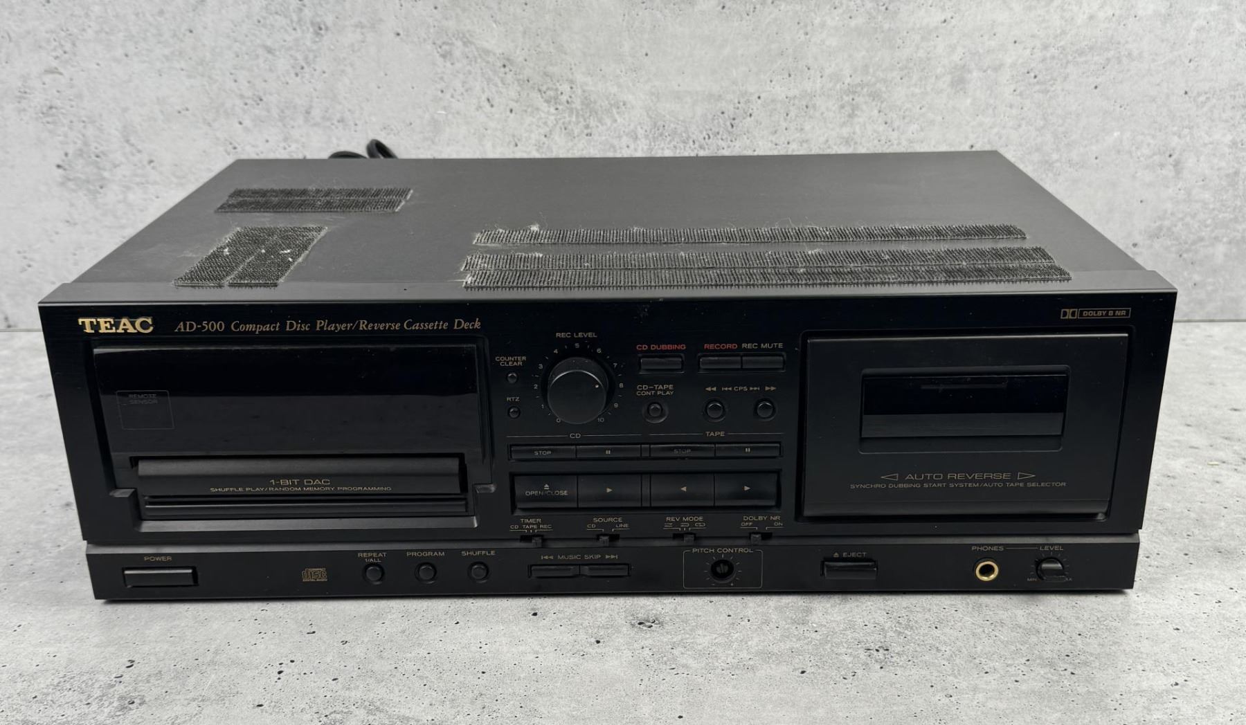 Teac AD-500 CD Player Cassette Deck Combo