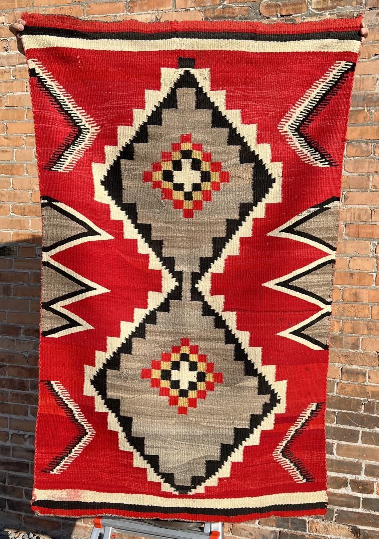 Navajo Indian Ganado Blanket Rug