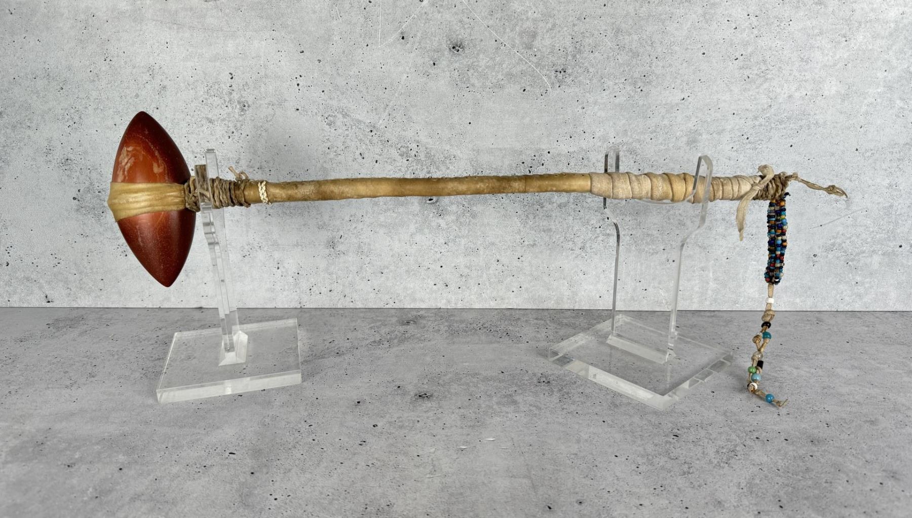 Antique Plains Native American Indian War Club