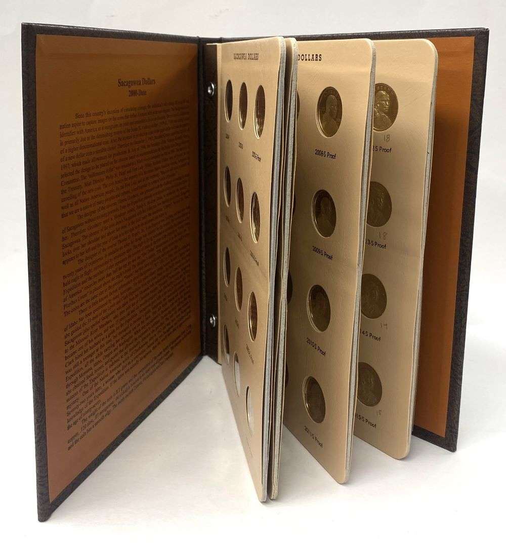 Sacagawea Dollar 2000-P-2015-S Complete Album MS & Proof (48-coins)