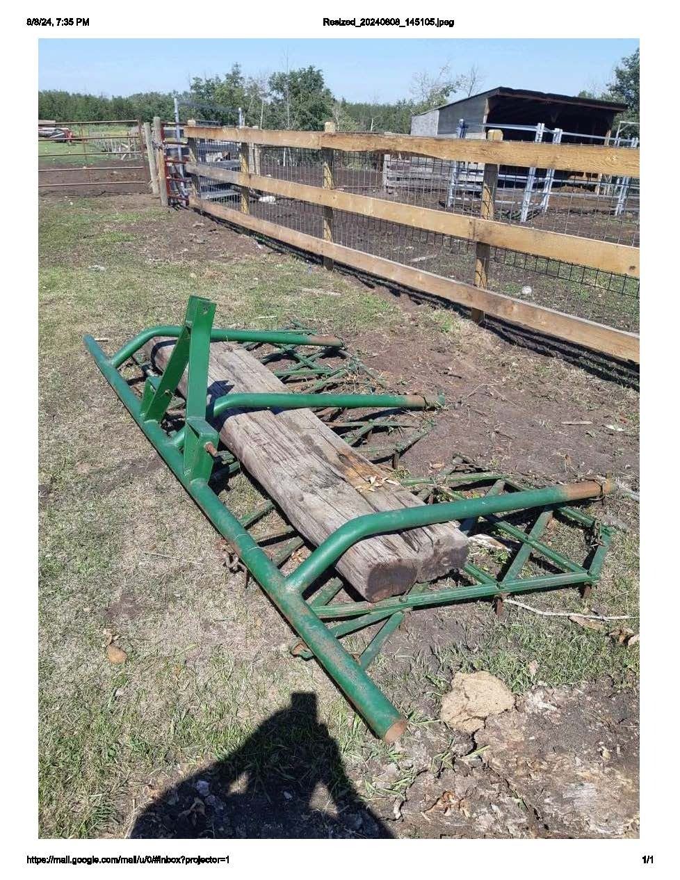 3pt. Hitch 10' diamond harrows. PH Kirby- (780) 910-1461. Directions ...