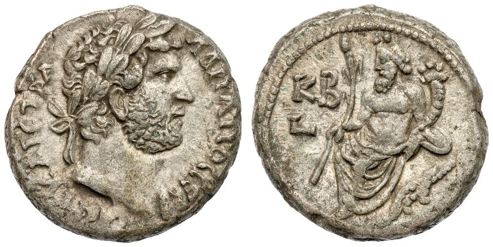 Egypt. Alexandria. Hadrian, AD 117-138. Billon Tetradrachm (13.76 g ...