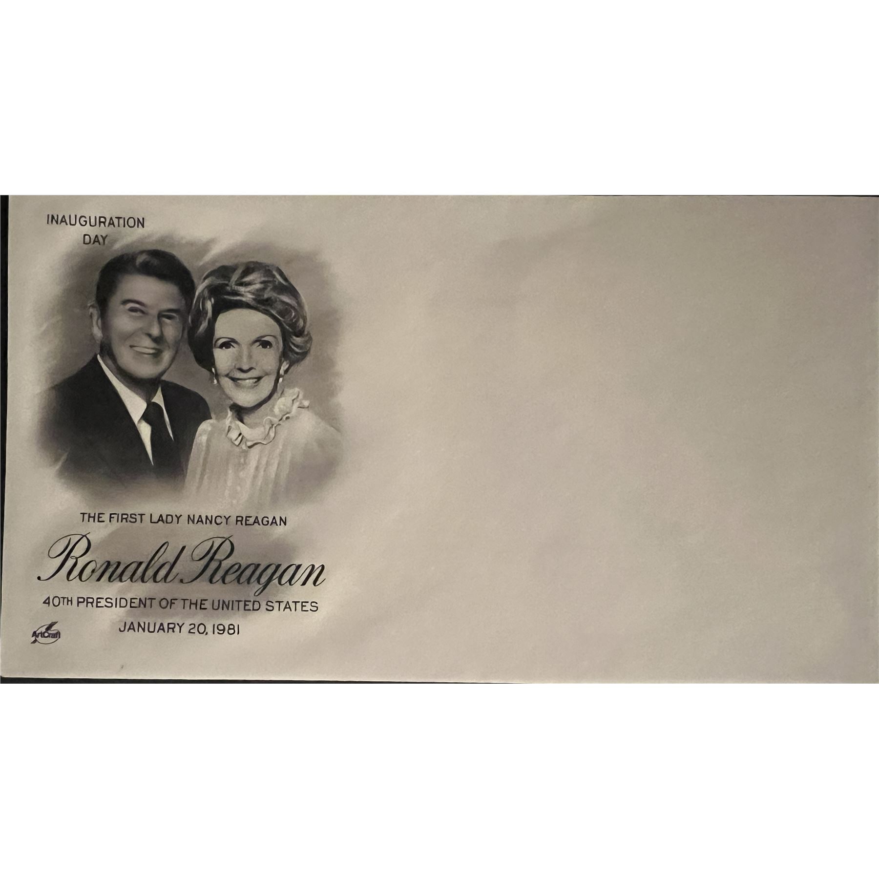 Ronald Reagan Inauguration Day cover