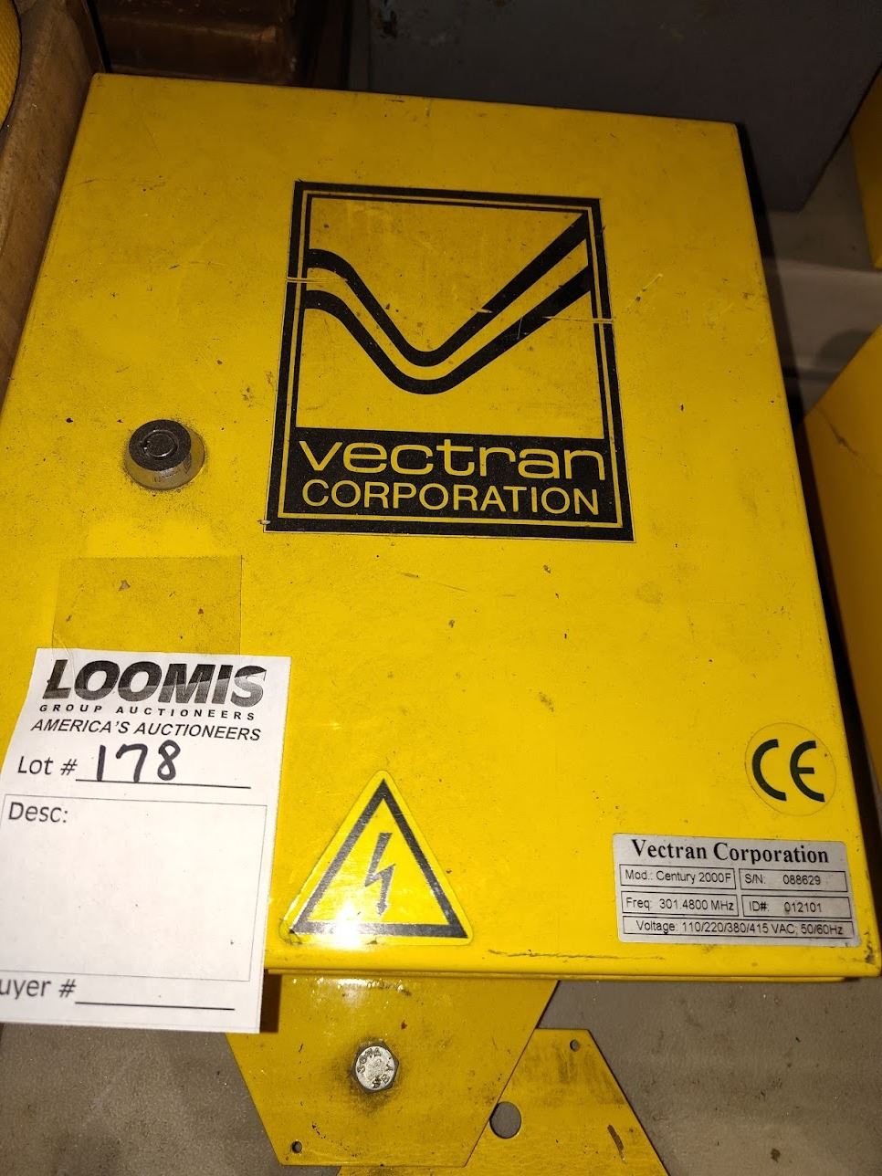NEW VECTRAN MODEL 2000F UNIT