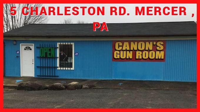 CANON'S RUN ROOM : OUR LICENSED VENDOR FOR HANDGUNS TRANSFERS