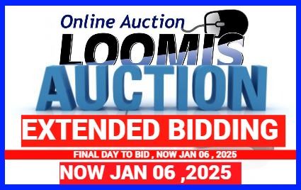 ONLINE AUCTION IS EXTENDED . FINAL BID ON JAN 06 ,2025