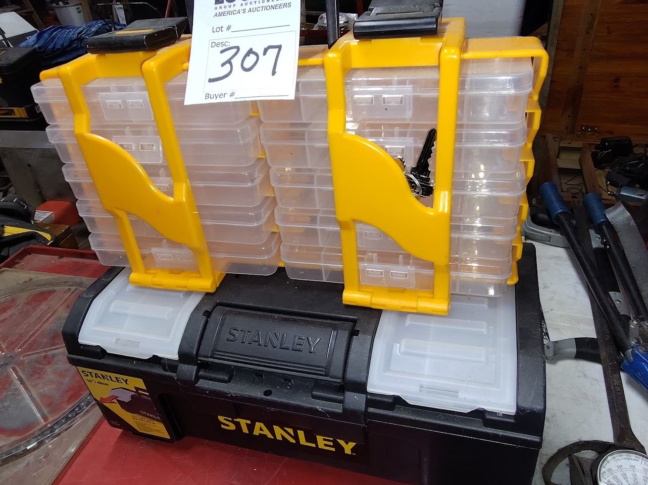 SET OF 2 NEW TOOL & HARDWARE BOXES