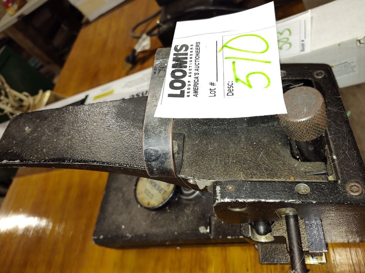 SCHLAGE C.E.F. ECT KEYMAKCO. KEY MACHINE