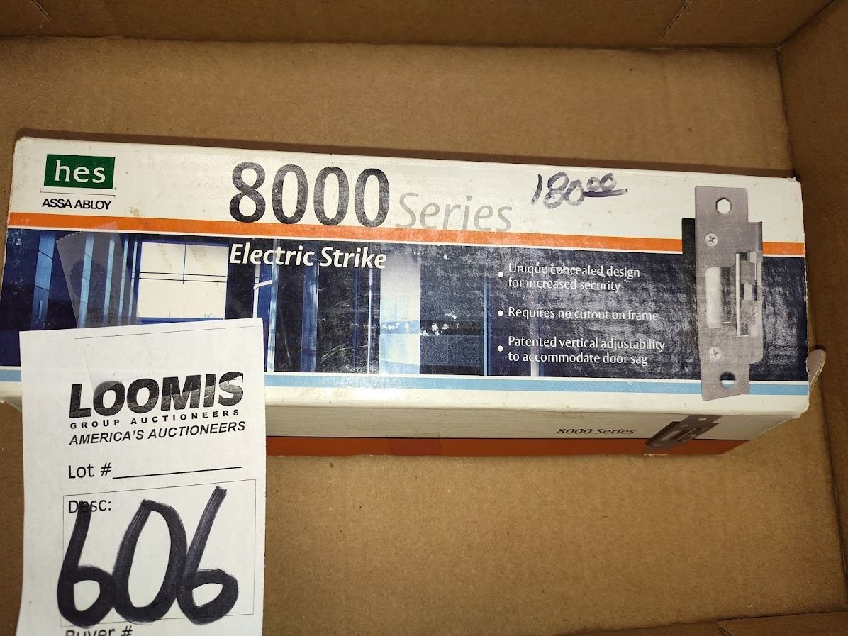 NEW HES SERIES 8000 ELECTRIC STRIKE UNIT W/ FACE PLATE