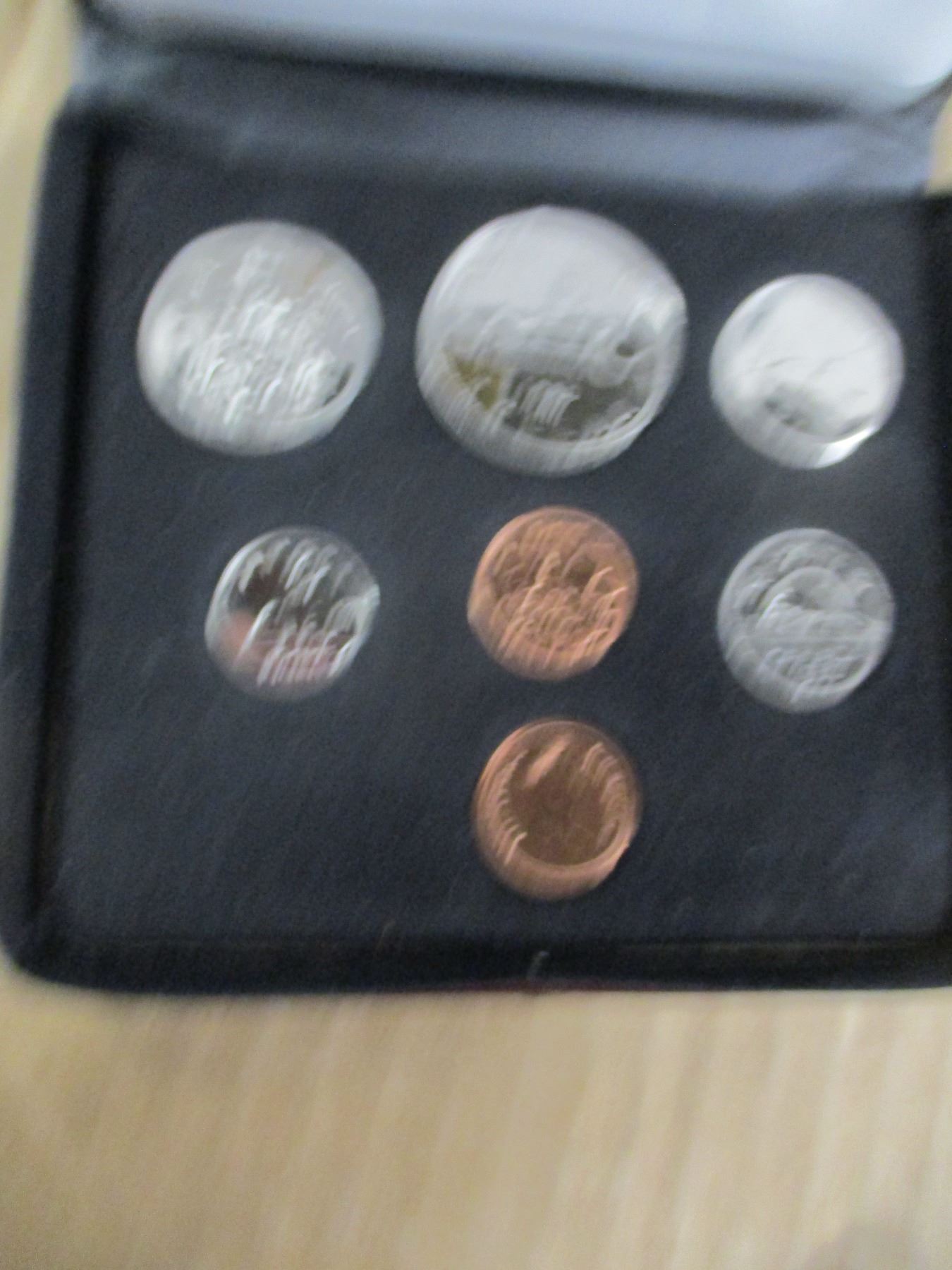 1980 PROOF CASED CANADA DOUBLE PENNY MINT COIN SET
