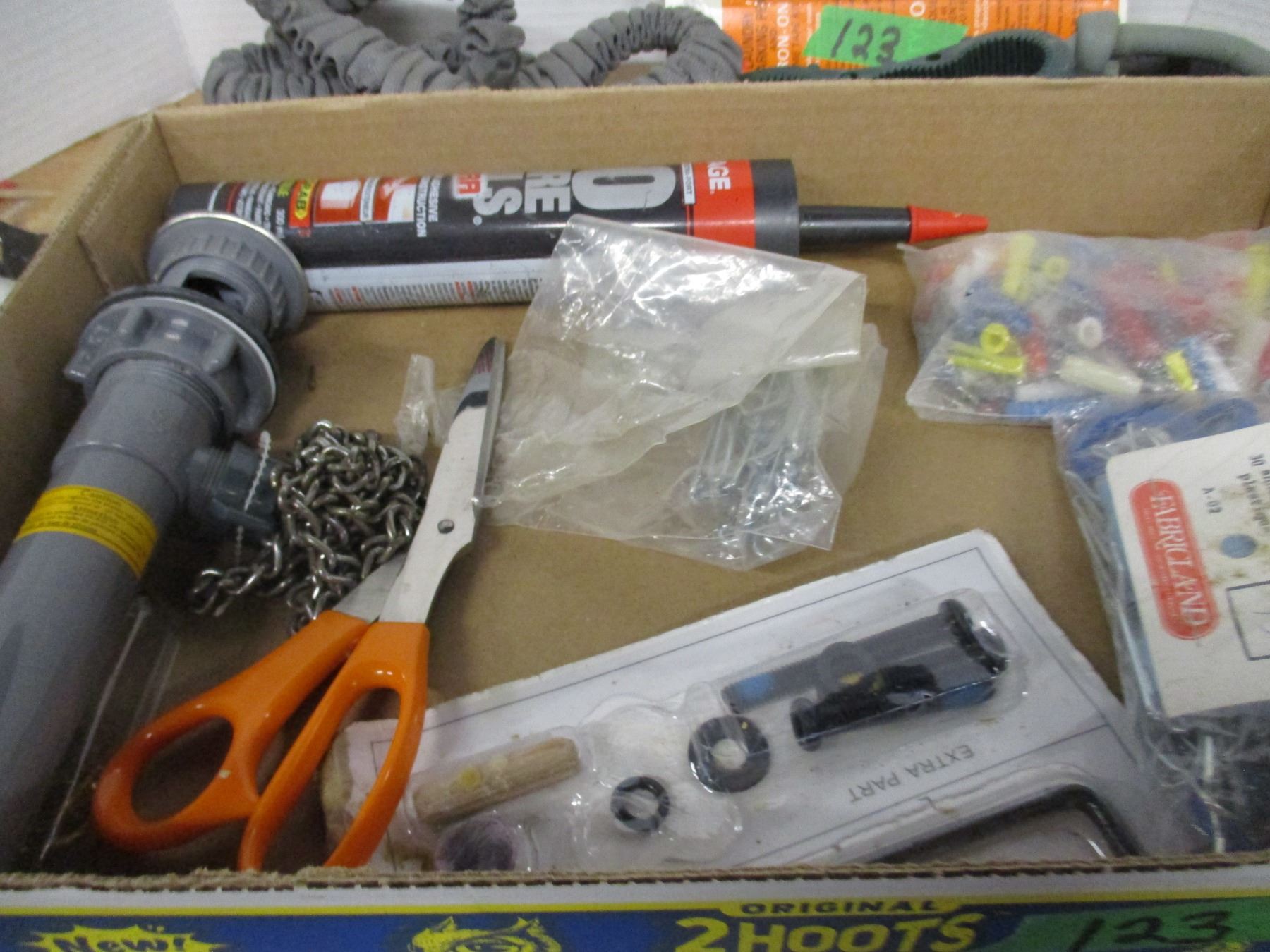 FLAT C/W HARDWARE, ROPE, ETC