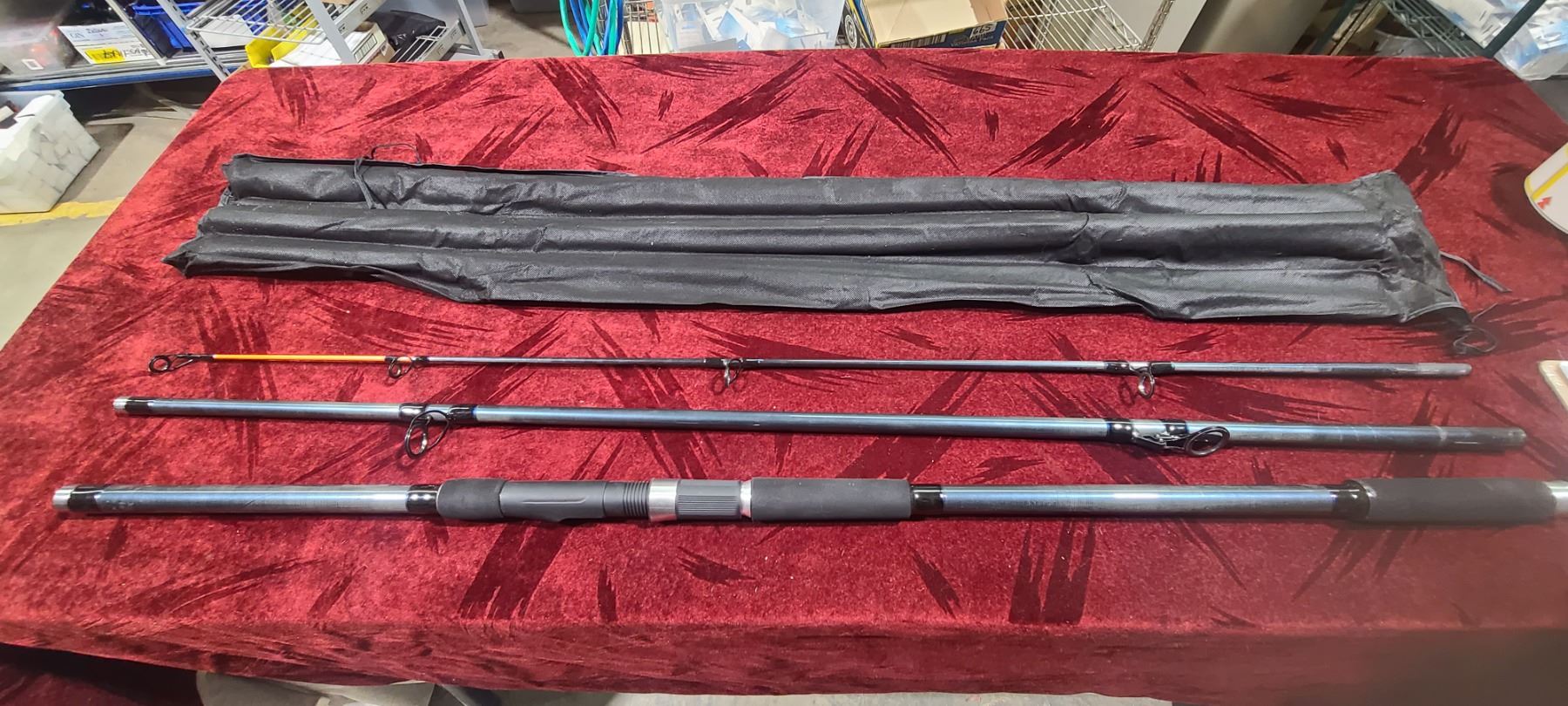 NEW SVEN SAN PEDRO 6M 3 PIECE SURF CASTER ROD WITH ONE FLIP UP EYE THAT ...