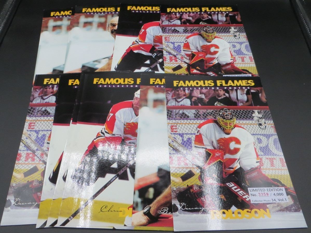 17 Calgary Flames Limited Edition 6x10 Collector Photos Roloson ...