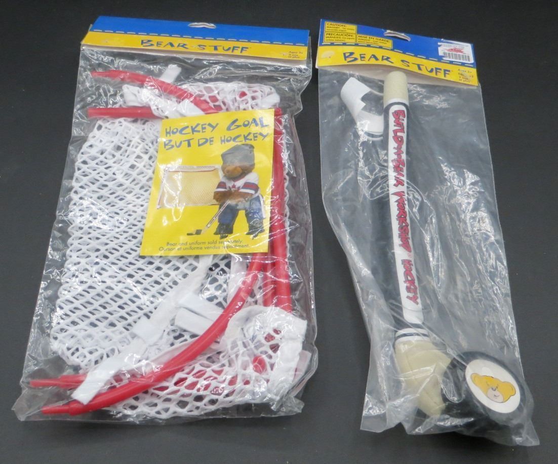 Build A Bear Hockey Net, Stick & Puck