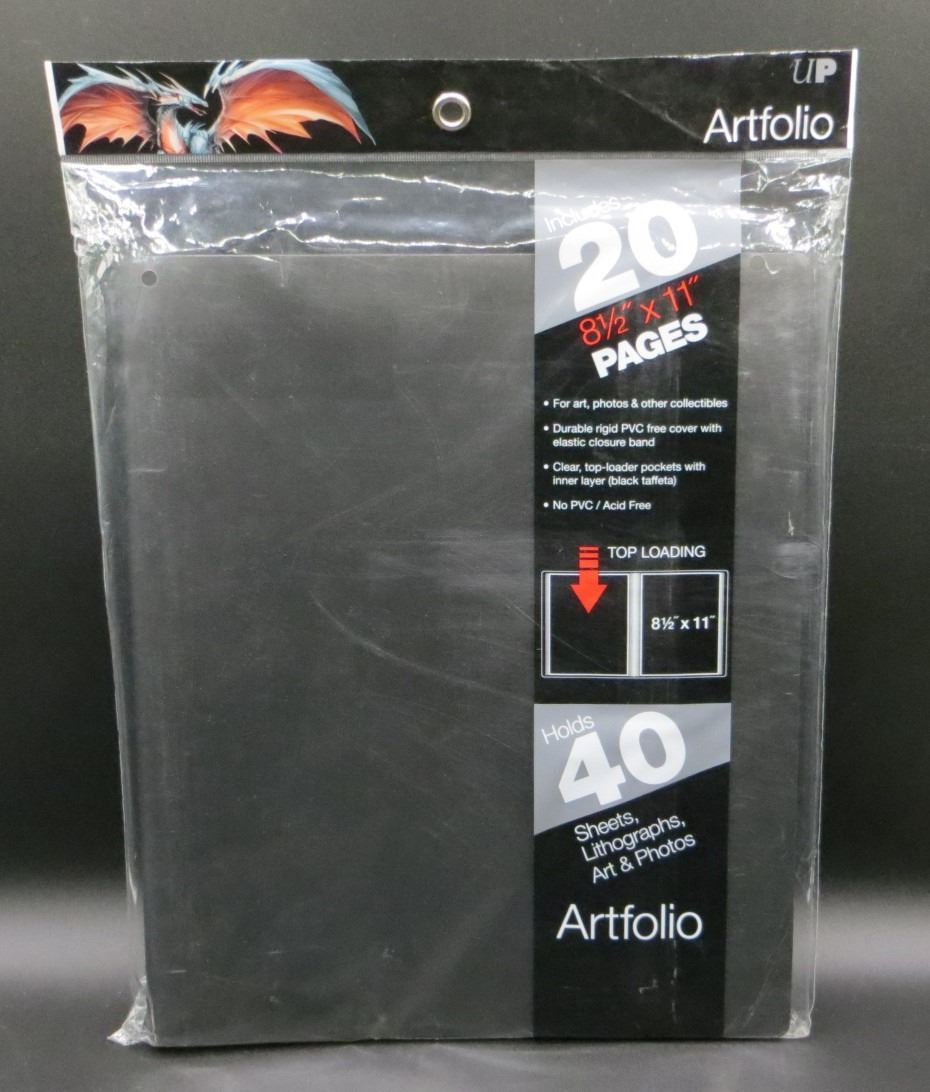 New Ultra-Pro Display portfolio that holds sheets up to 8-1/2" x 11" in ...