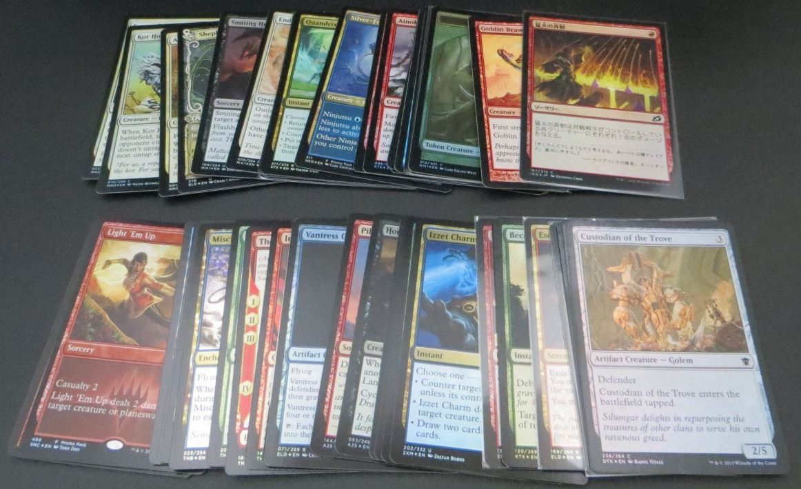 50 Foil MTG Cards includes Commons to Rares Various Sets & Colors