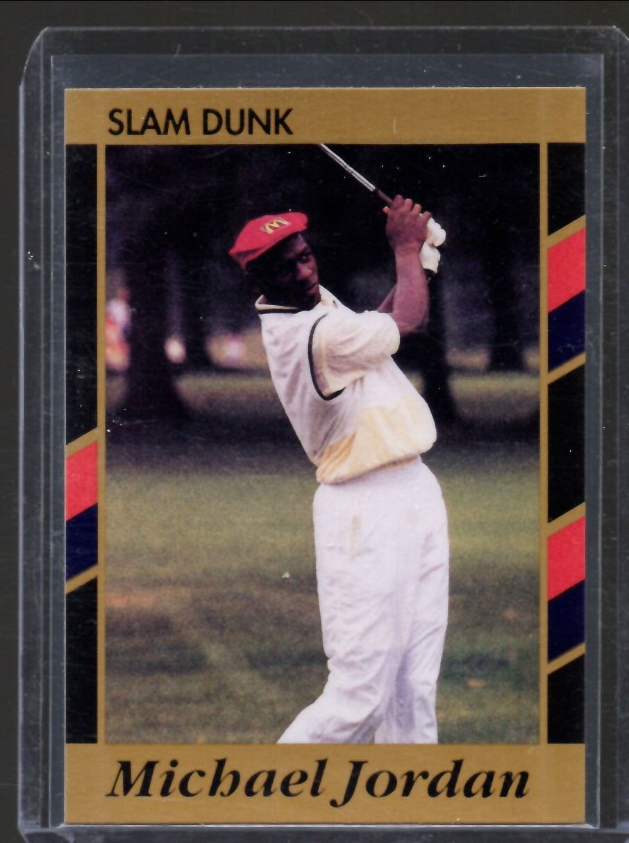 1990-91 Slam Dunk Michael Jordan Card