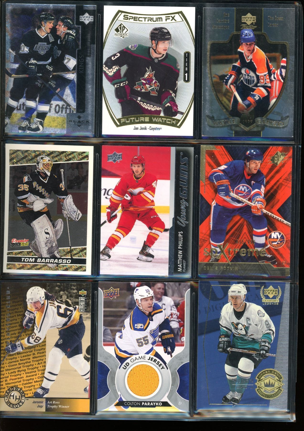 9 NHL Rookie & Insert Hockey Cards Various Teams