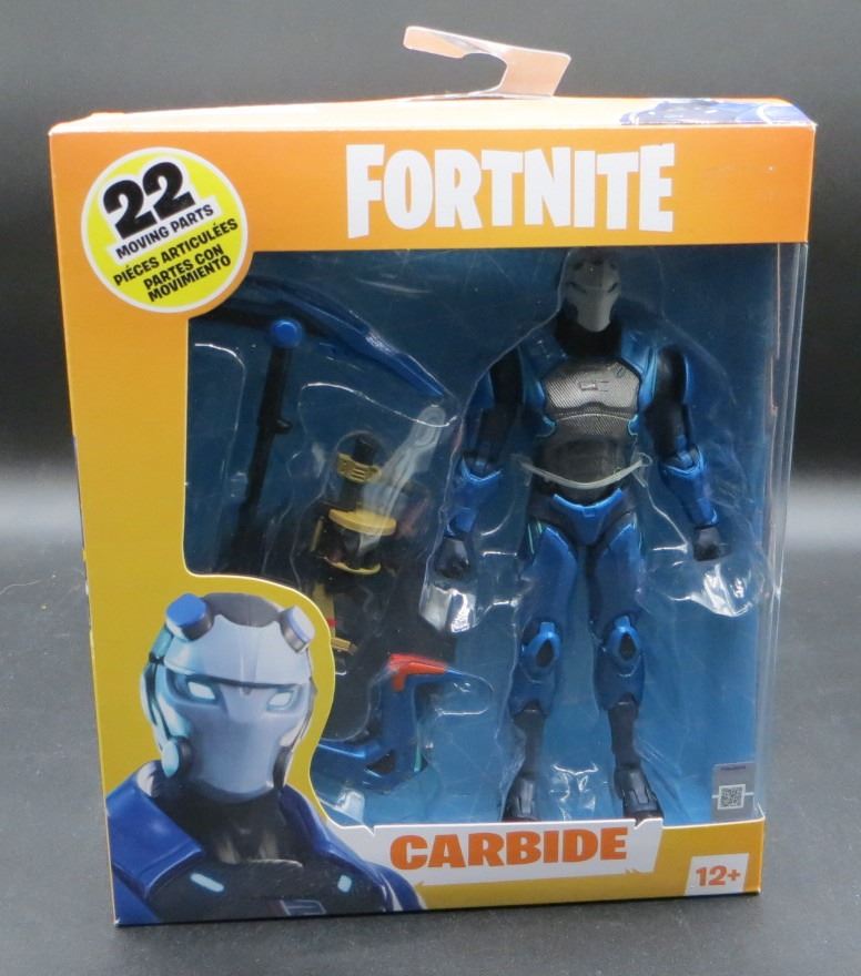 New Fortnite Carbide 7 Inch Action Figure (Hyper-articulated (22 points ...