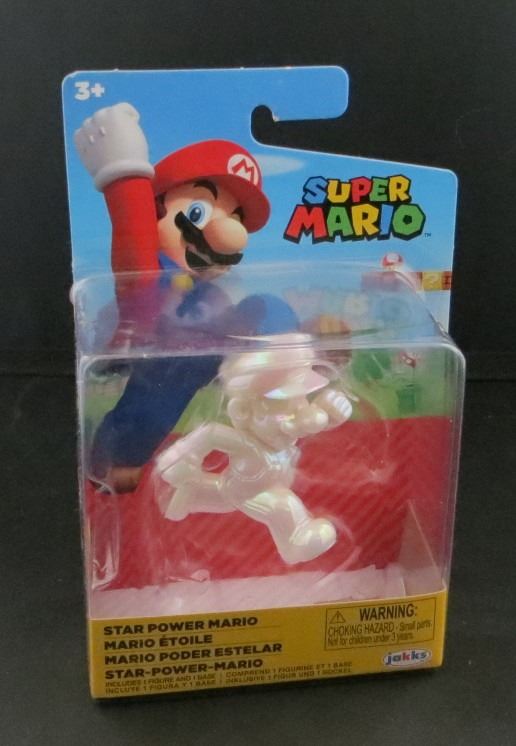 New Jakks Super Mario Star Power Mario 2" Figure