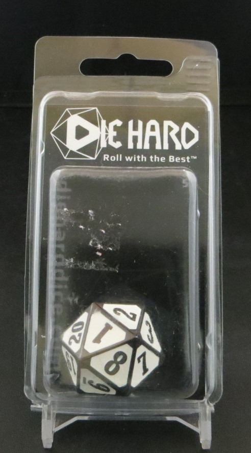 New Die Hard Dice D20 Roll Down Sinister White