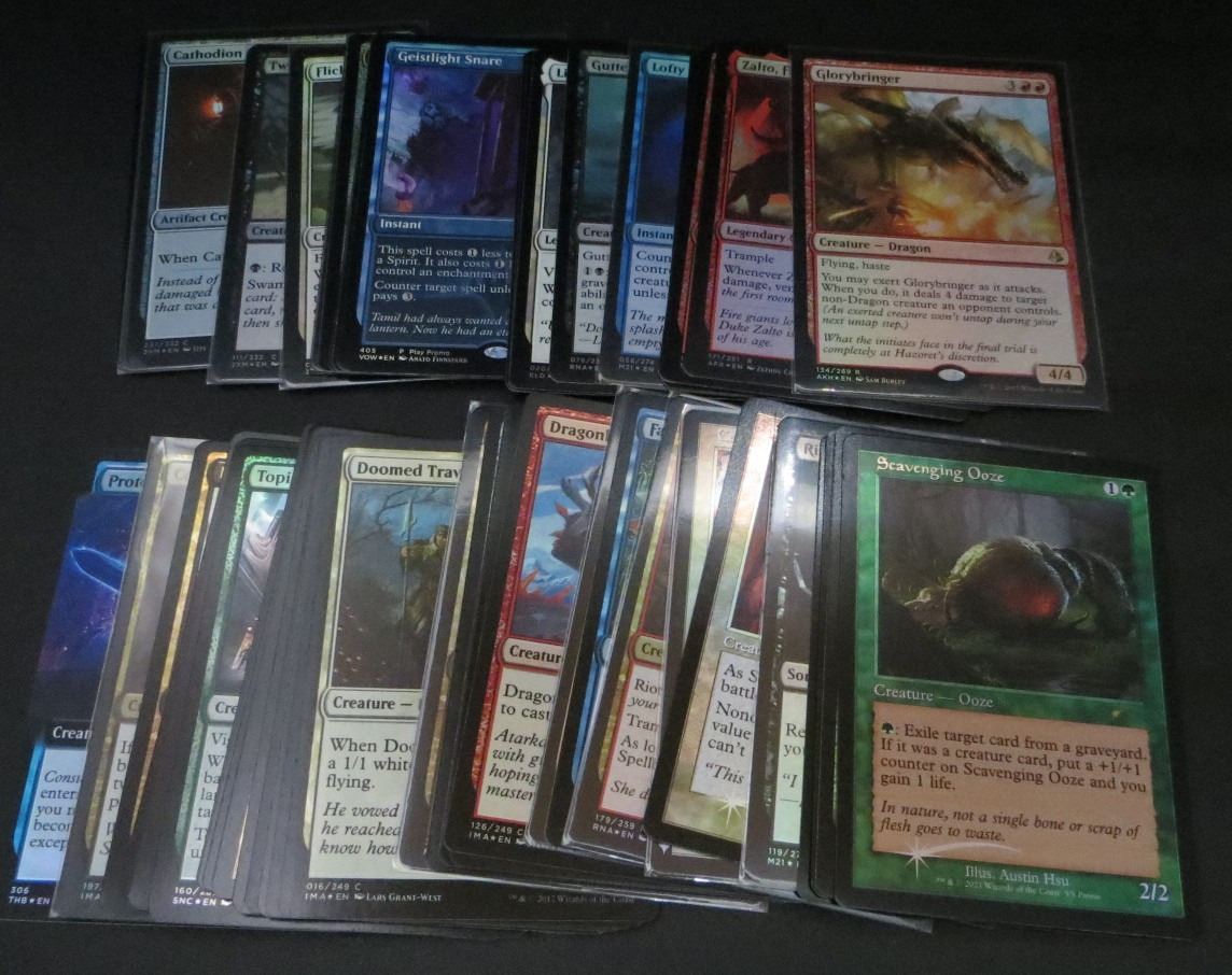 50 Foil MTG Cards includes Commons to Rares Various Sets & Colors