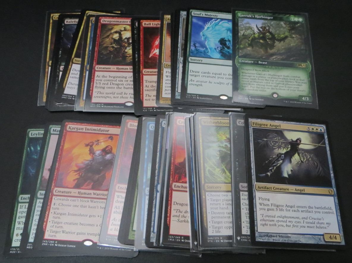 45+ MTG Rare Cards Various Sets & Colors