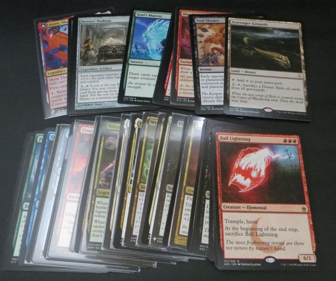 45+ MTG Rare Cards Various Sets & Colors