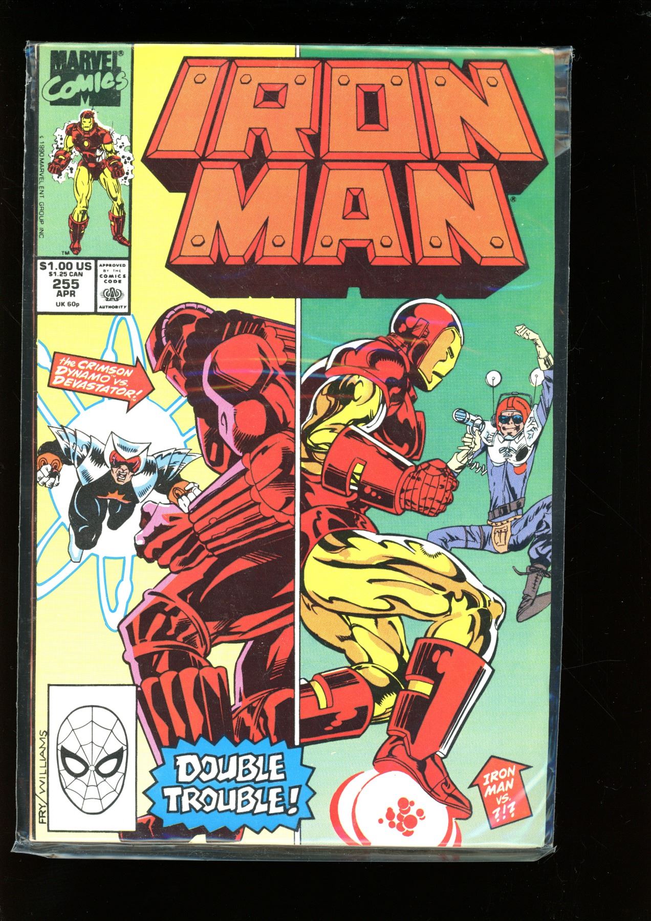 Marvel Iron Man #255 Double Trouble
