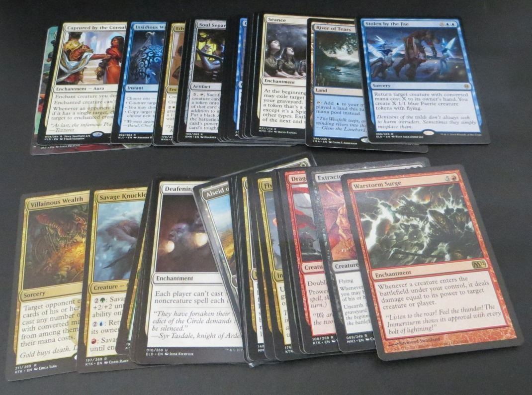 45+ MTG Rare Cards Various Sets & Colors