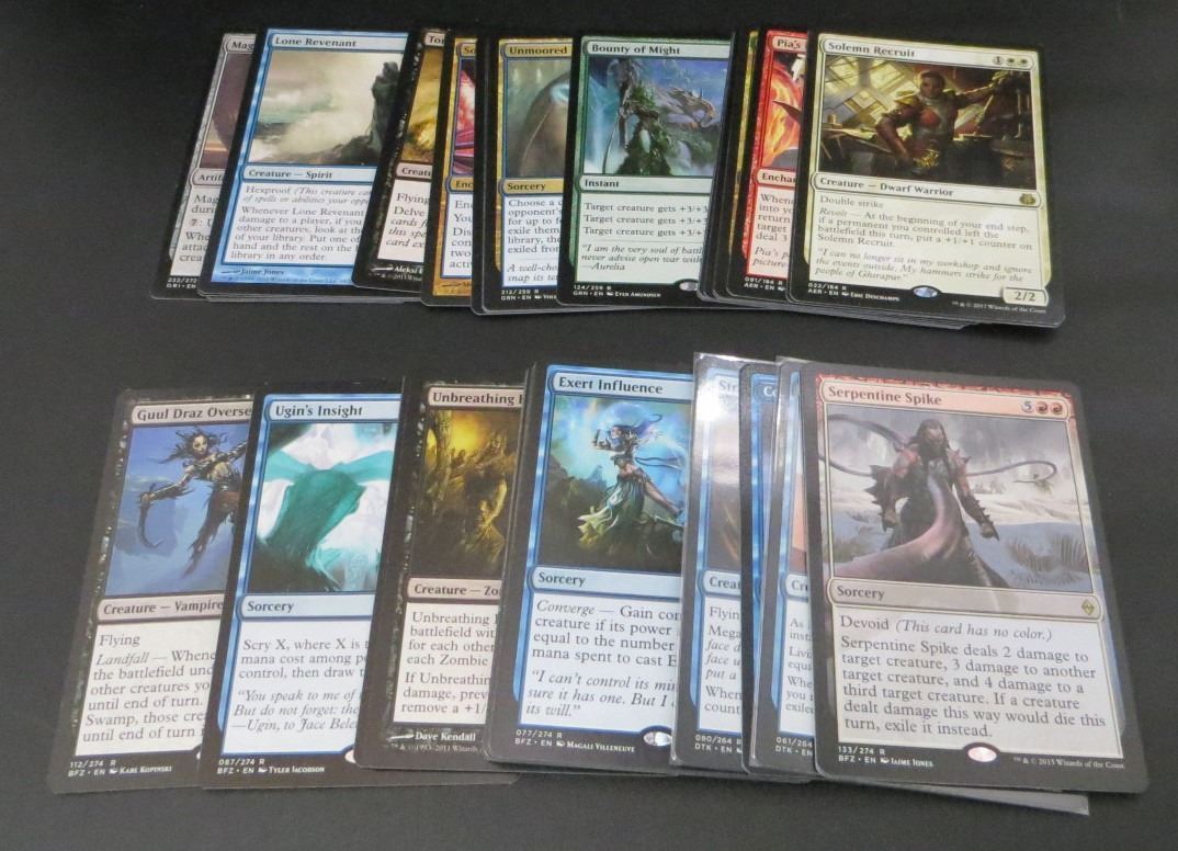 45+ MTG Rare Cards Various Sets & Colors