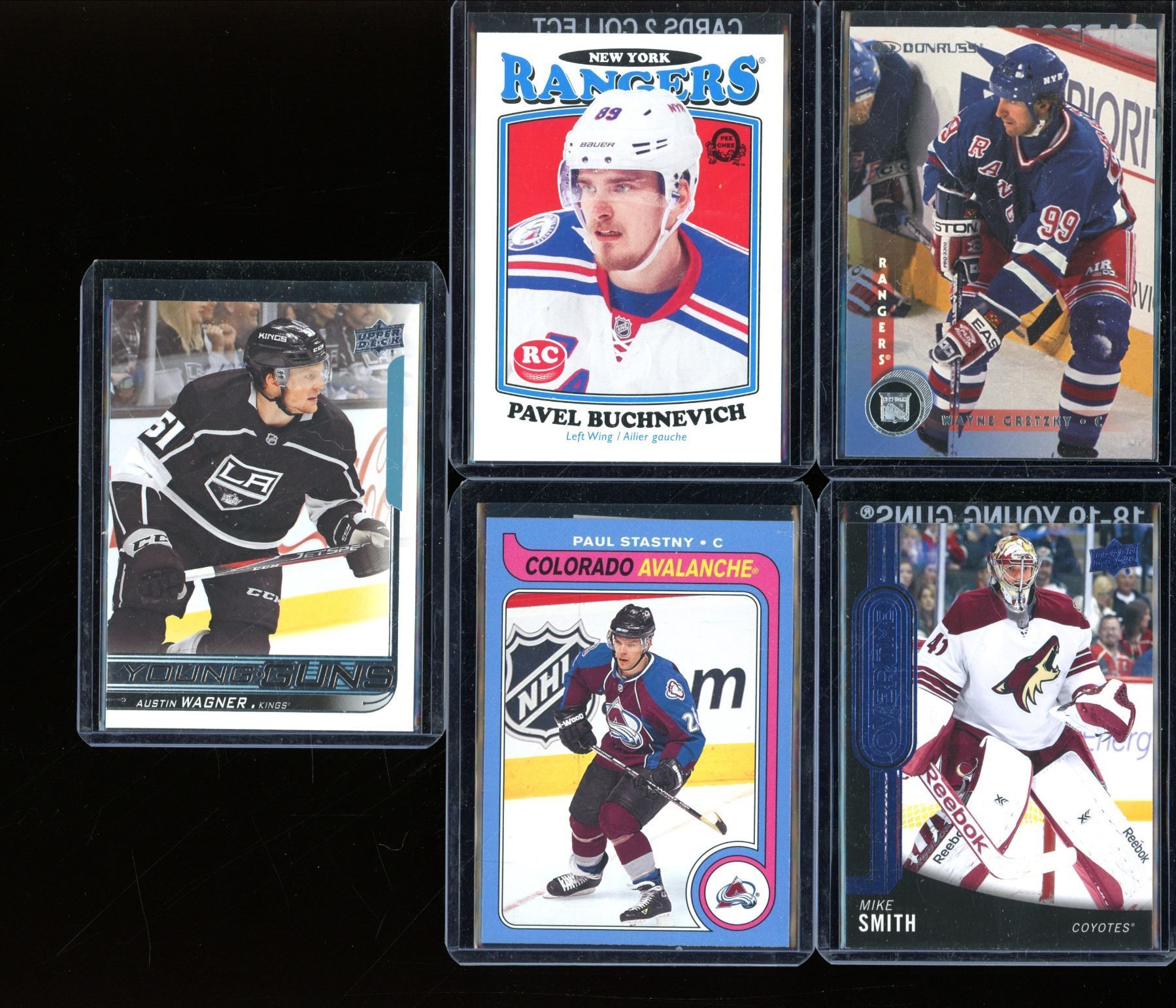 5 Hockey Card Rookie & Inserts Lot Mike Smith, Paul Stastny, Austin ...