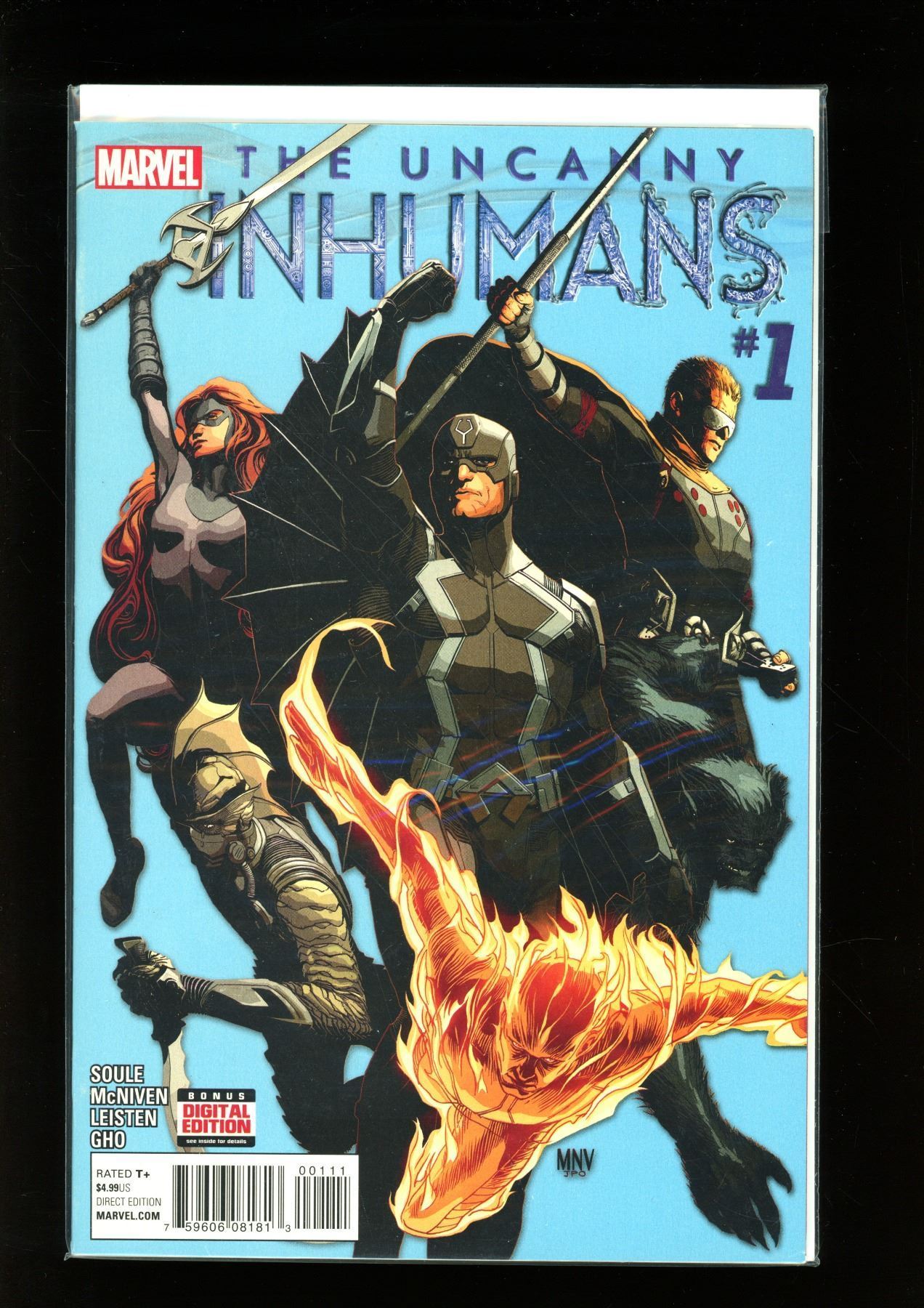 Marvel The Uncanny Inhumans #1 (New Never Read)
