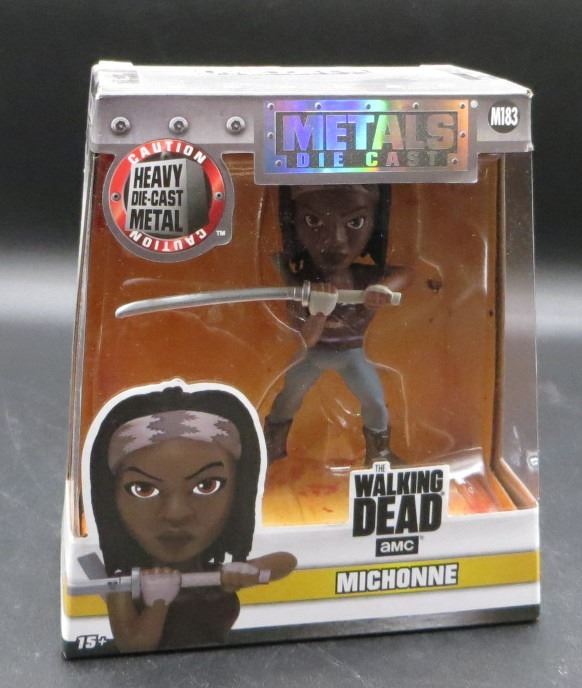 New 4" Metals Die Cast The Walking Dead Michonne Figure