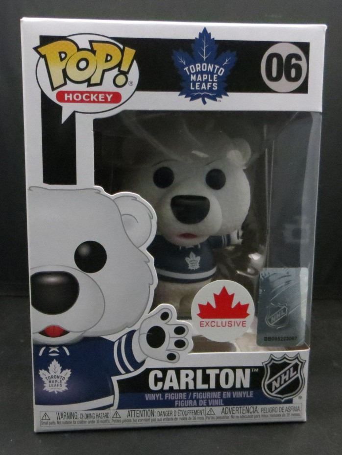 RARE New Funko Pop Toronto Maple Leafs Carlton The Bear #06