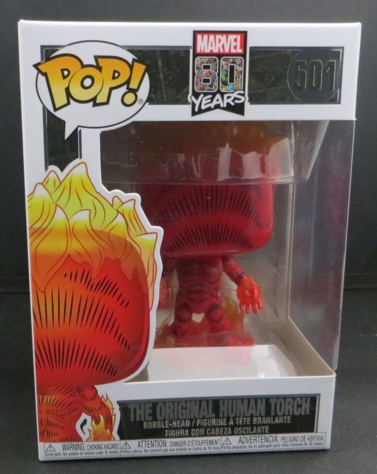 New Funko Pop Marvel 80 Years The Original Human Torch #501