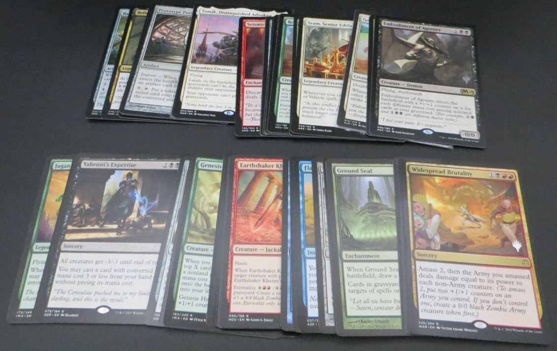 45+ MTG Rare Cards Various Sets & Colors
